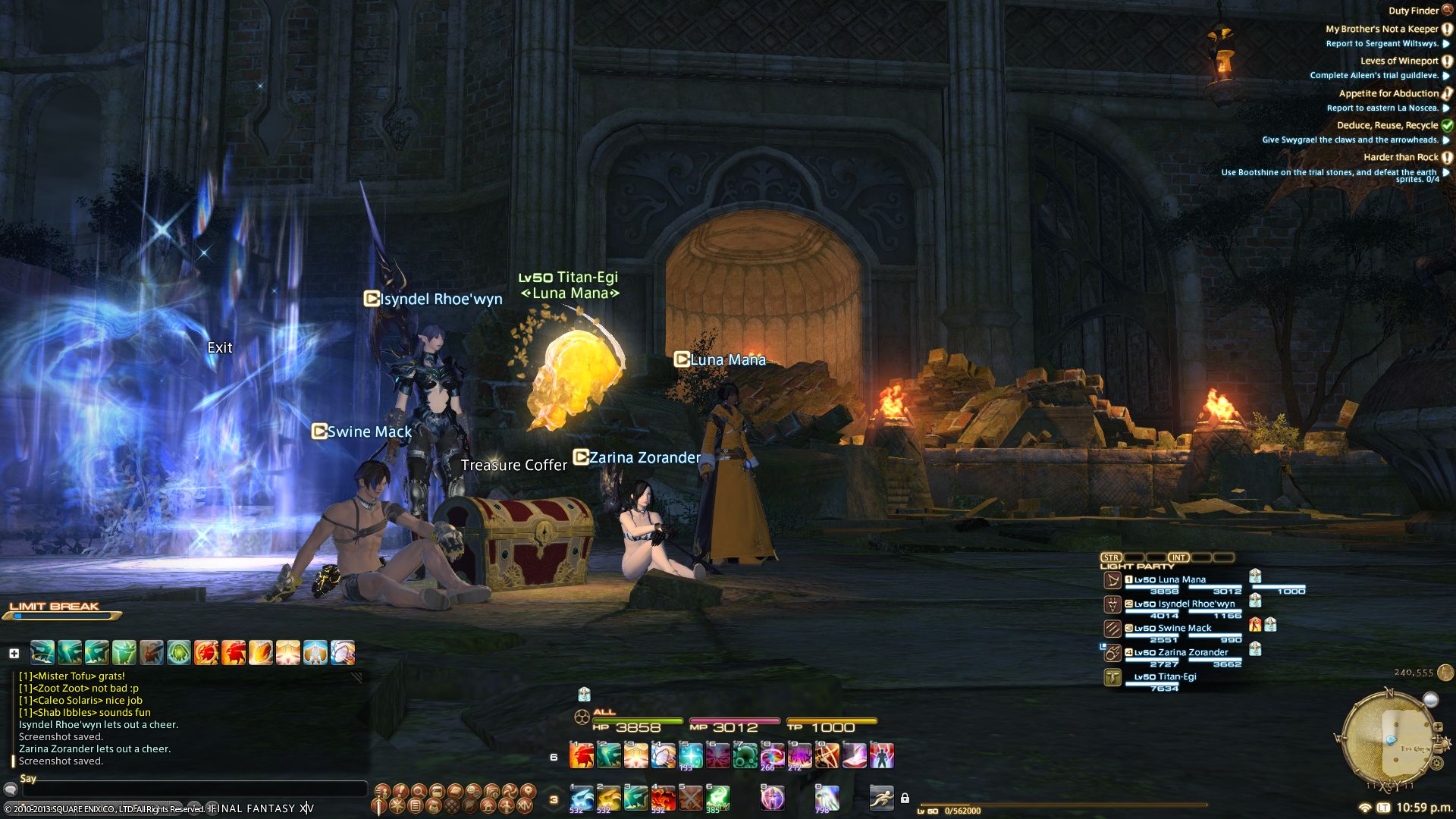 Titan-egi Tanking Titan HM! [Gilgamesh] (WHM, SCH, SMN, BRDx5) : r/ffxiv